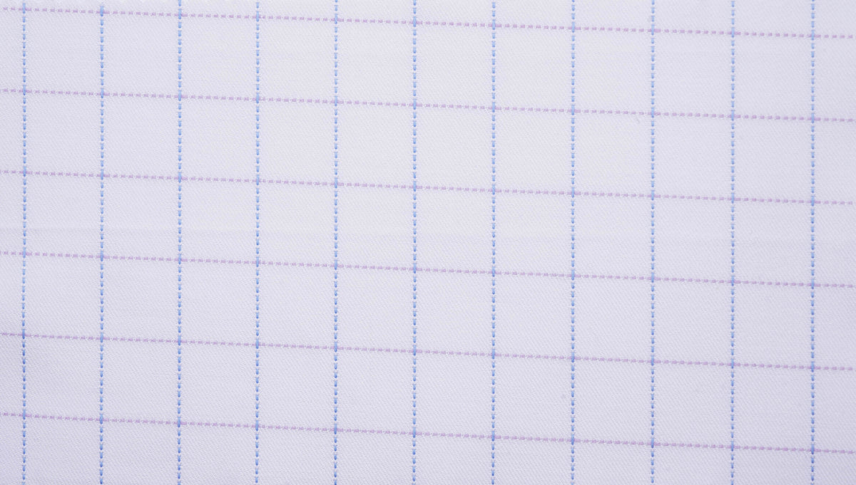 6163/60/51 - Blue / Lilac – Ringhart Shirting Fabrics